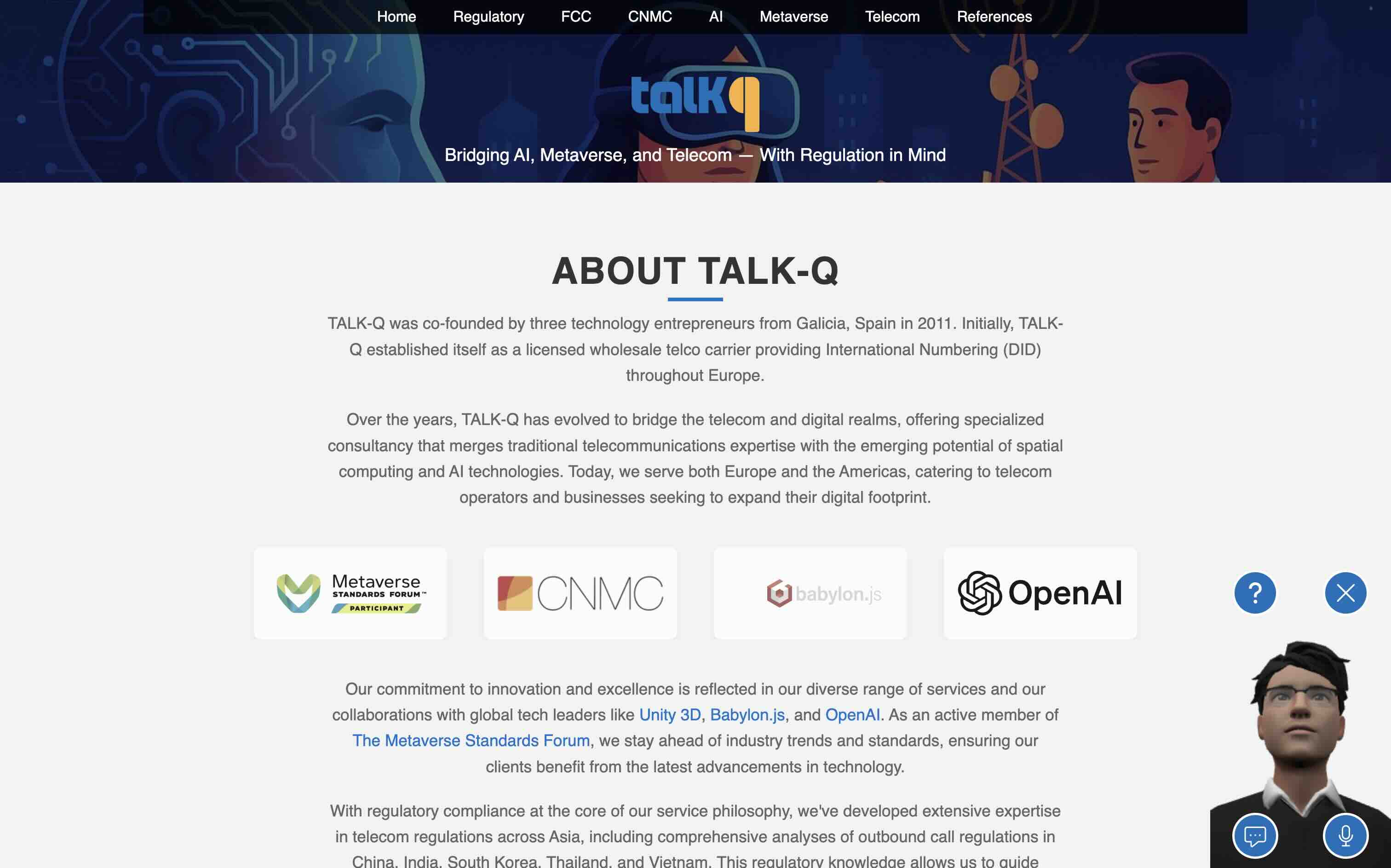 TALK-Q - Bridging AI, XR, Crypto, and Telecom
